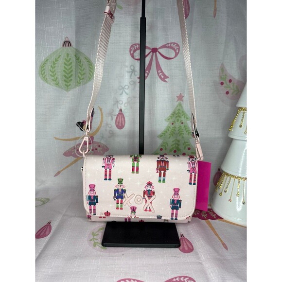 Betsey Johnson | Bags | Betsey Johnson Nutcracker Crossbody Pink | Poshmark